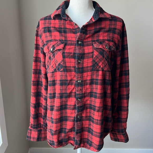 Mossimo Supply Co. | Tops | Mossimo Supply Co Plaid Flannel Shirt ...